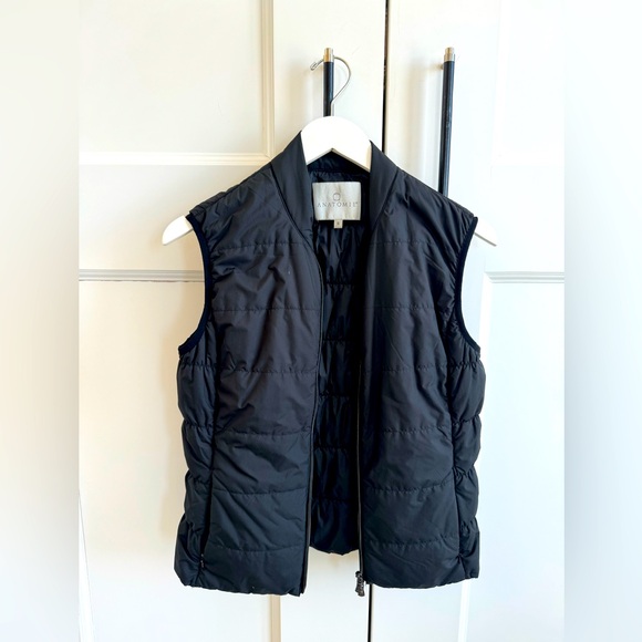 Anatomie | Jackets & Coats | Anatomie Black Vest S | Poshmark